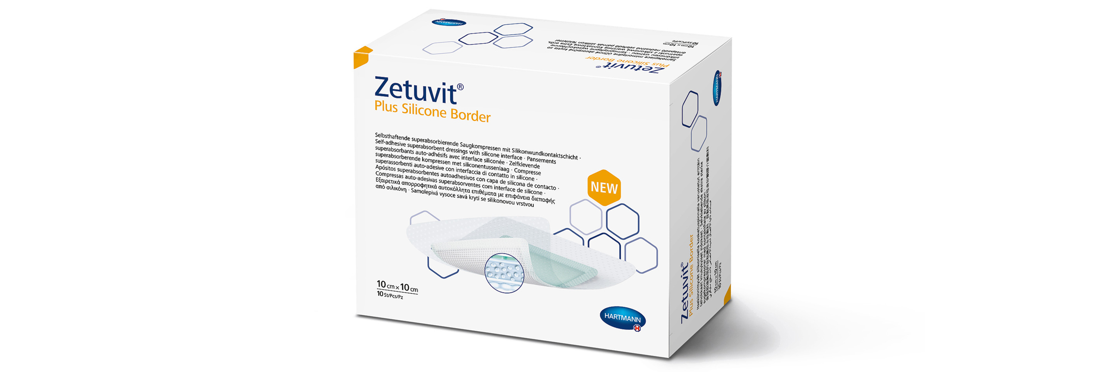Zetuvit® Plus Silicone Border - Die selbstklebende Wundaufl